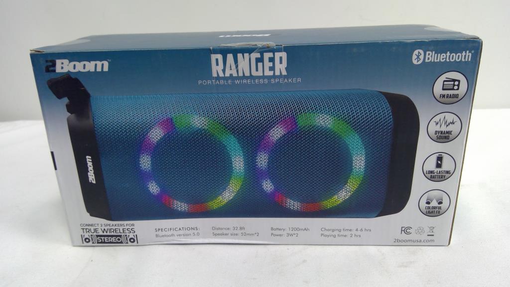 2Boom Ranger Wireless Speaker, Blue | Property Room