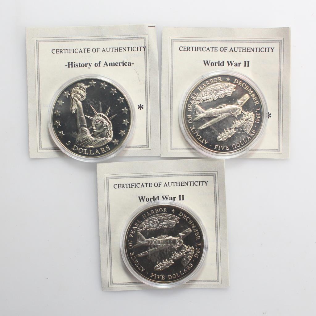 3 Commemorative Coins | Property Room