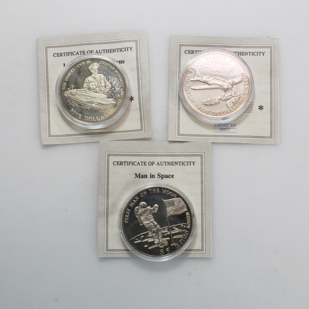 3 Commemorative Coins | Property Room