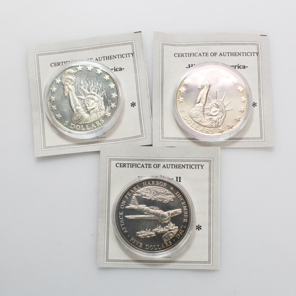 3 Commemorative Coins | Property Room