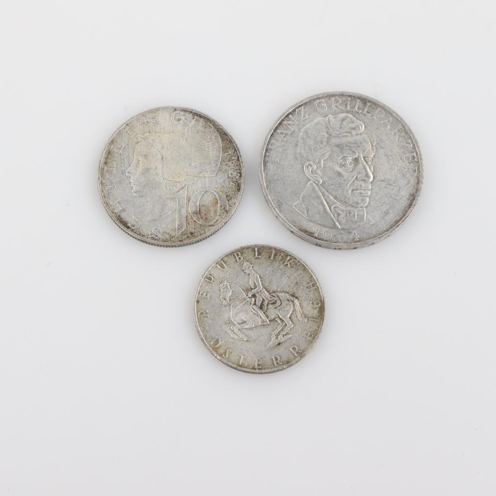3 Foreign Silver Coins | Property Room