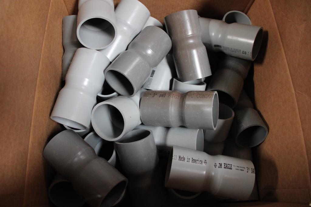 3" PVC Couplings 25+ Pieces | Property Room