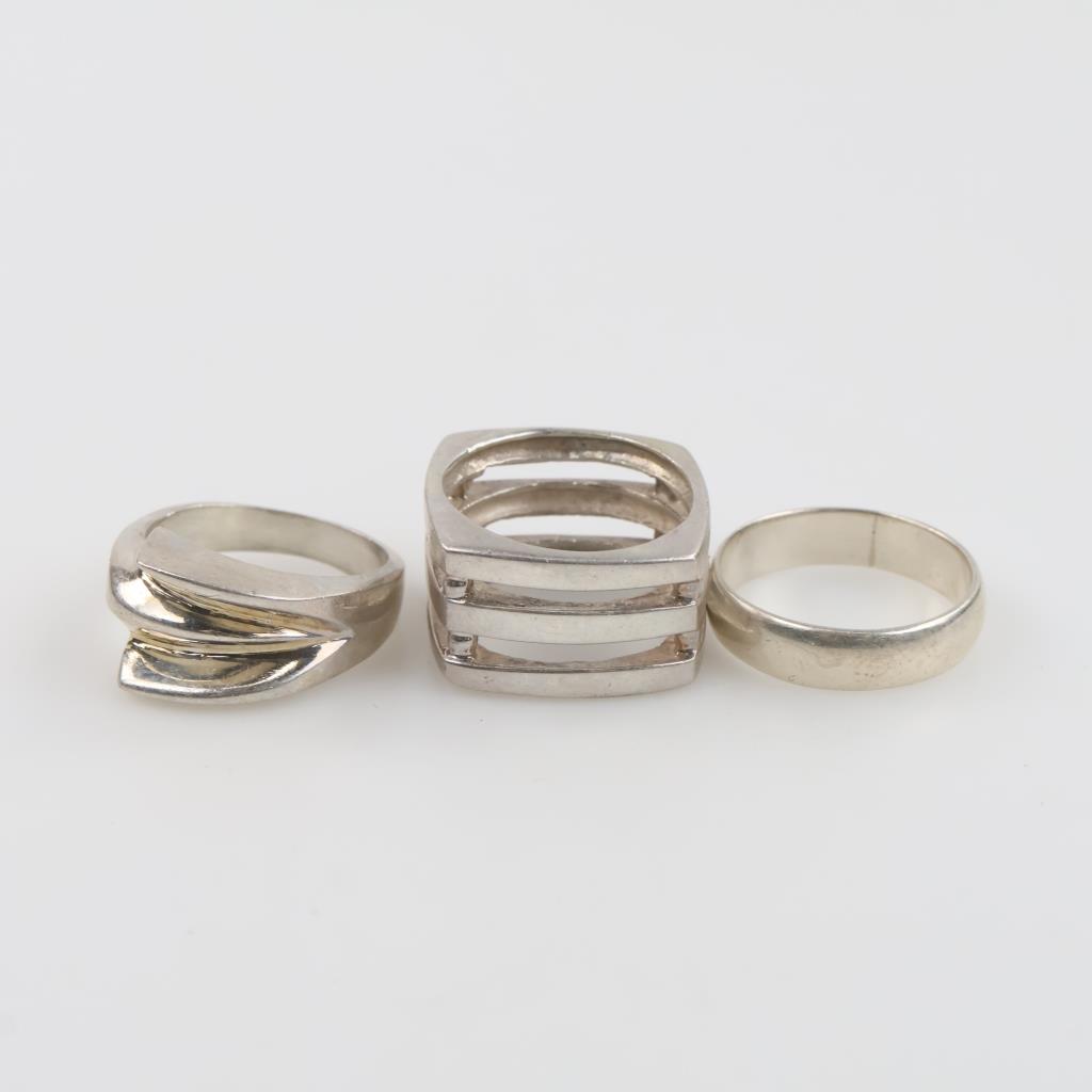 3 Sterling Silver Rings | Property Room