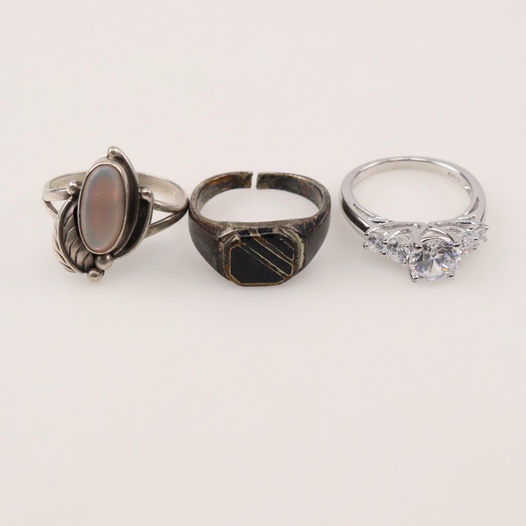 3 Sterling Silver Rings | Property Room