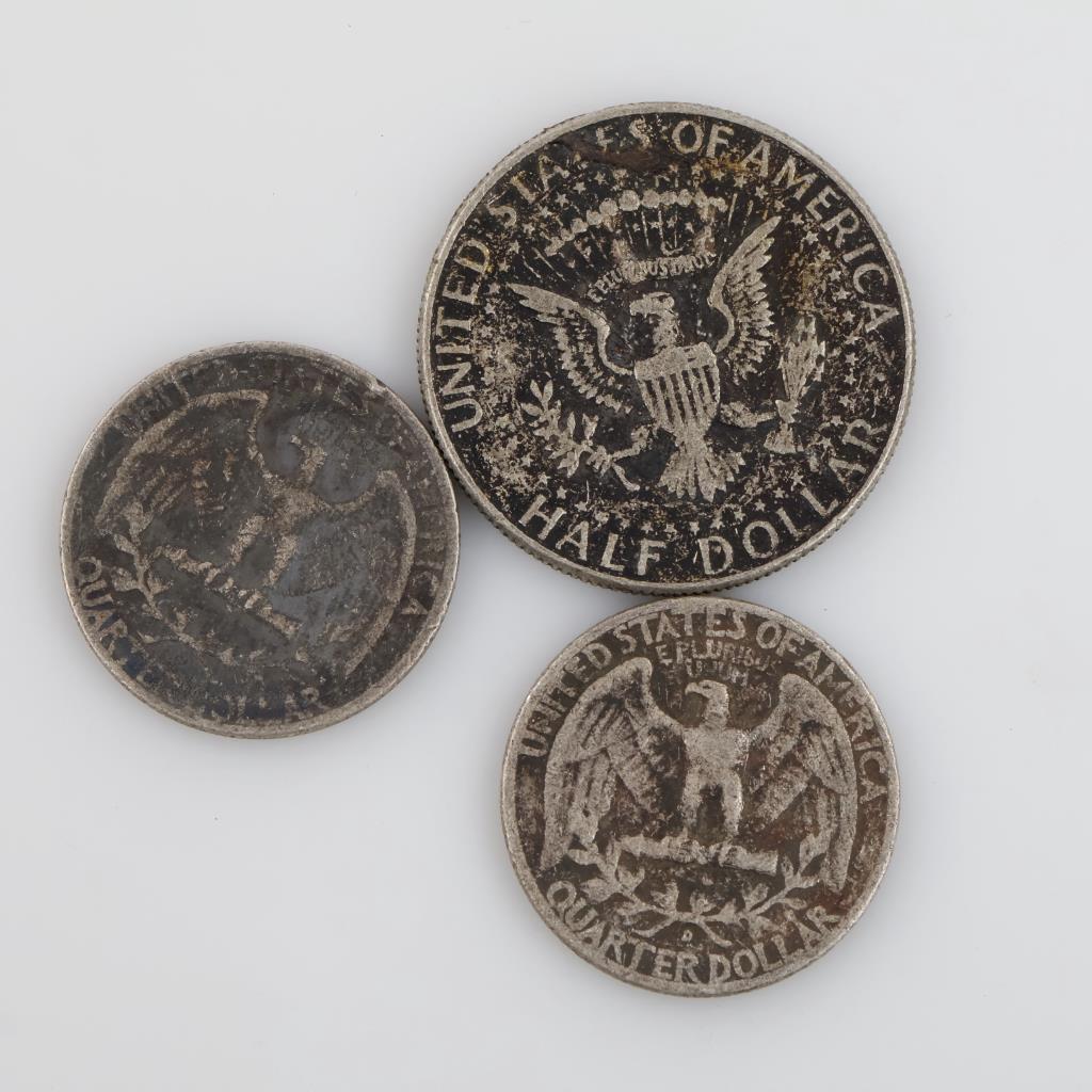 3 US Silver And Silver Clad Coins | Property Room