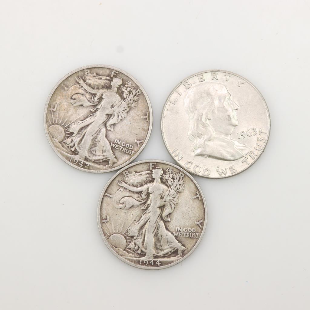 3 US Silver Coins | Property Room