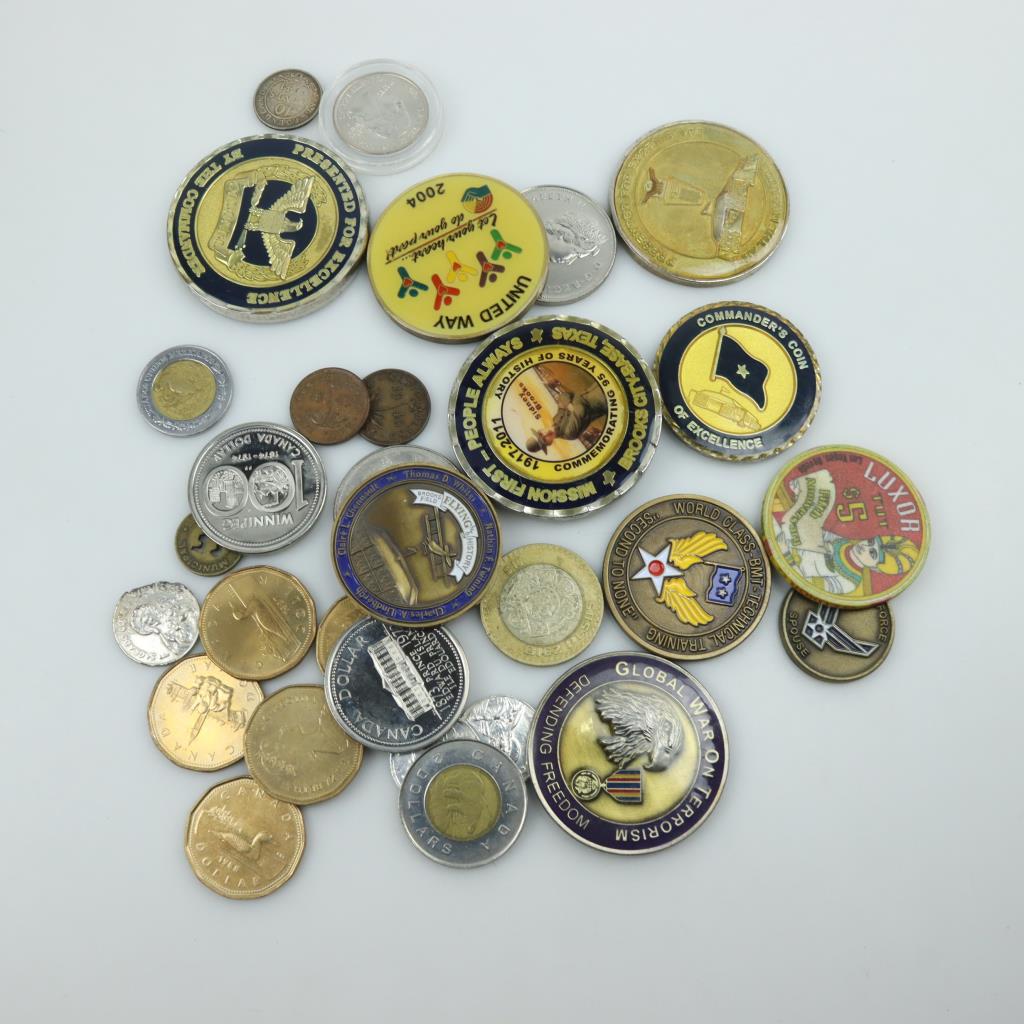 30+ Foreign Coins And Tokens | Property Room