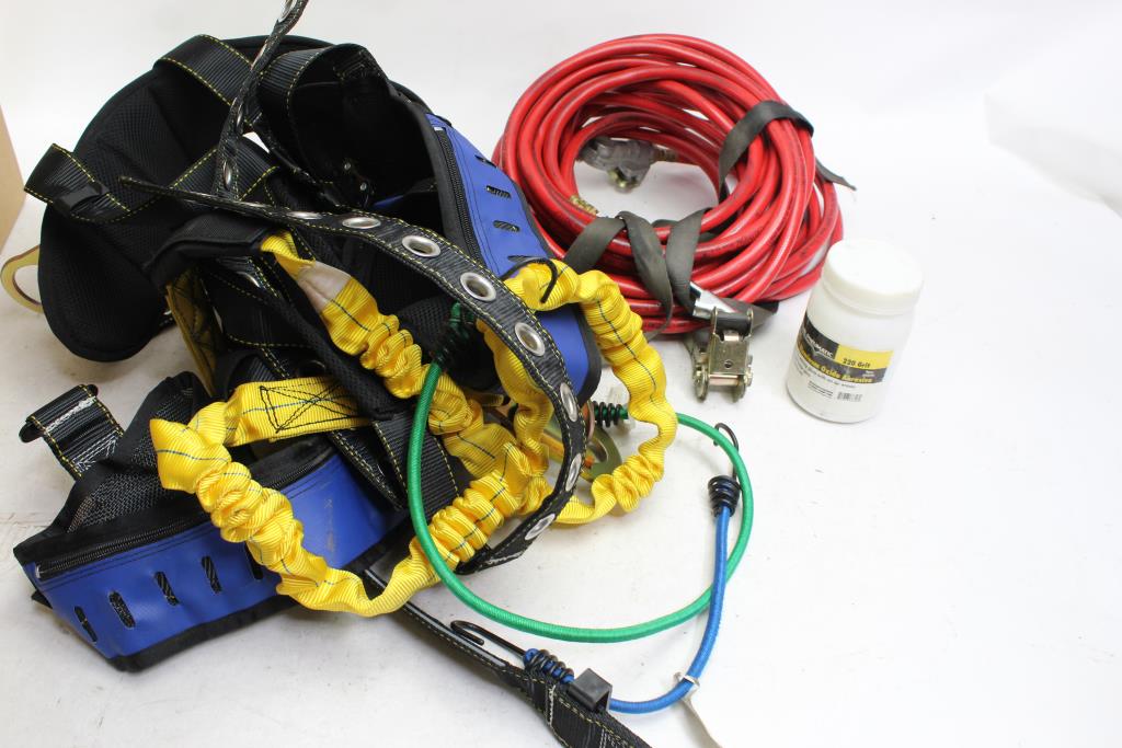 3/8 Inch Hose, Edge Harness, Guardian Cable, Ratchet Straps | Property Room