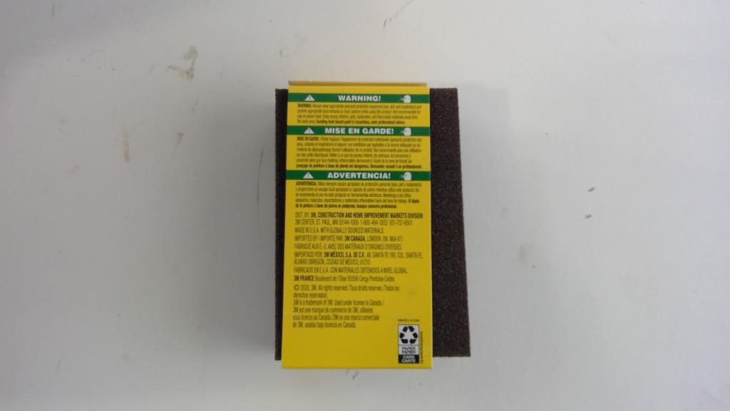3M General Purpose Sanding Sponge, 5+ Pieces | Property Room