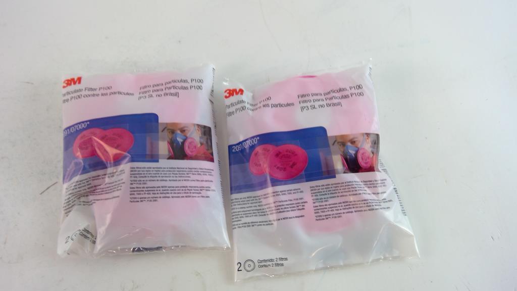 3M Particulate Filter P100, 2 Packages | Property Room