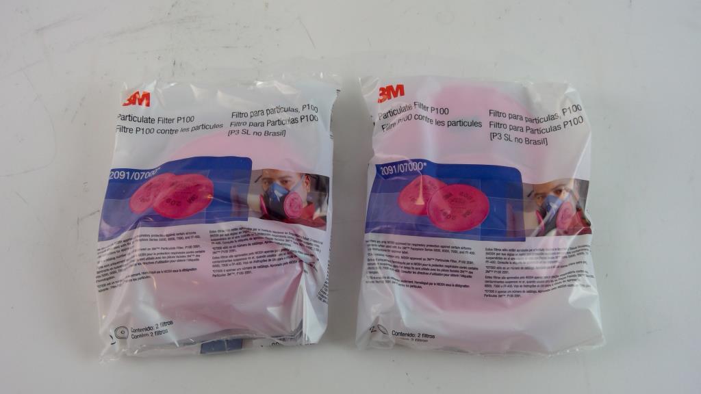 3M Particulate Filter P100, 2 Pieces | Property Room