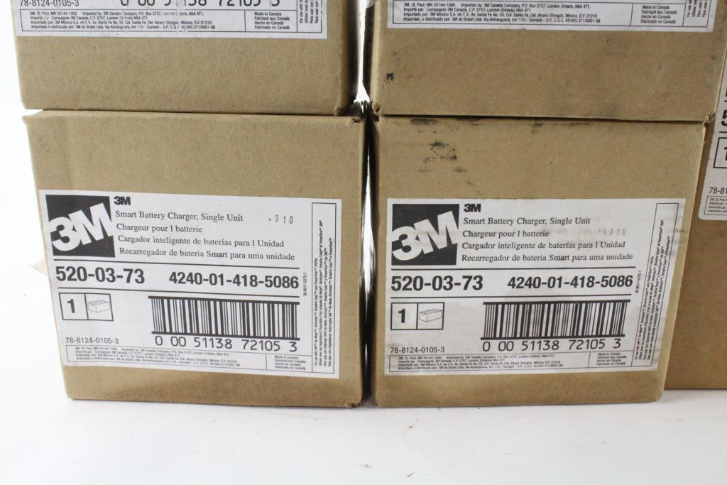 3M Smart Battery Charger And More , 6 Pieces | Property Room