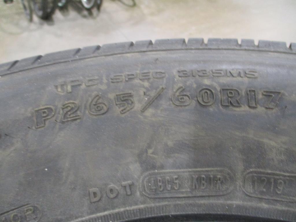 4 Chevy Rims W / 4 Goodyear Eagle RSA Tires | Property Room