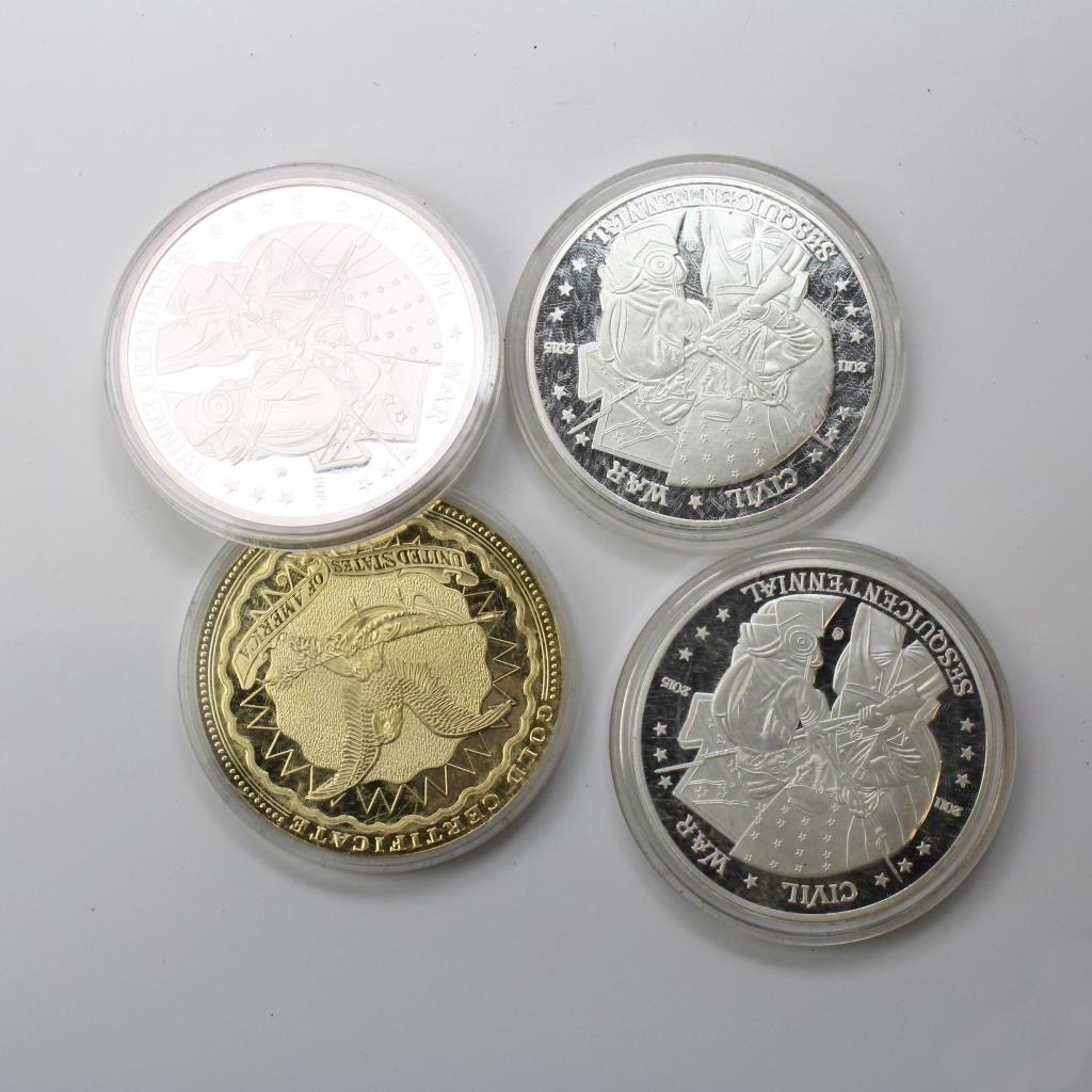 4 Civil War Commemorative Rounds | Property Room