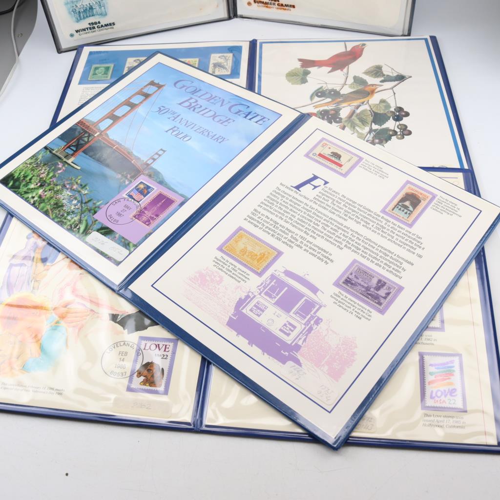 4 Commemorative Stamp Folios, 15+ Stamps | Property Room