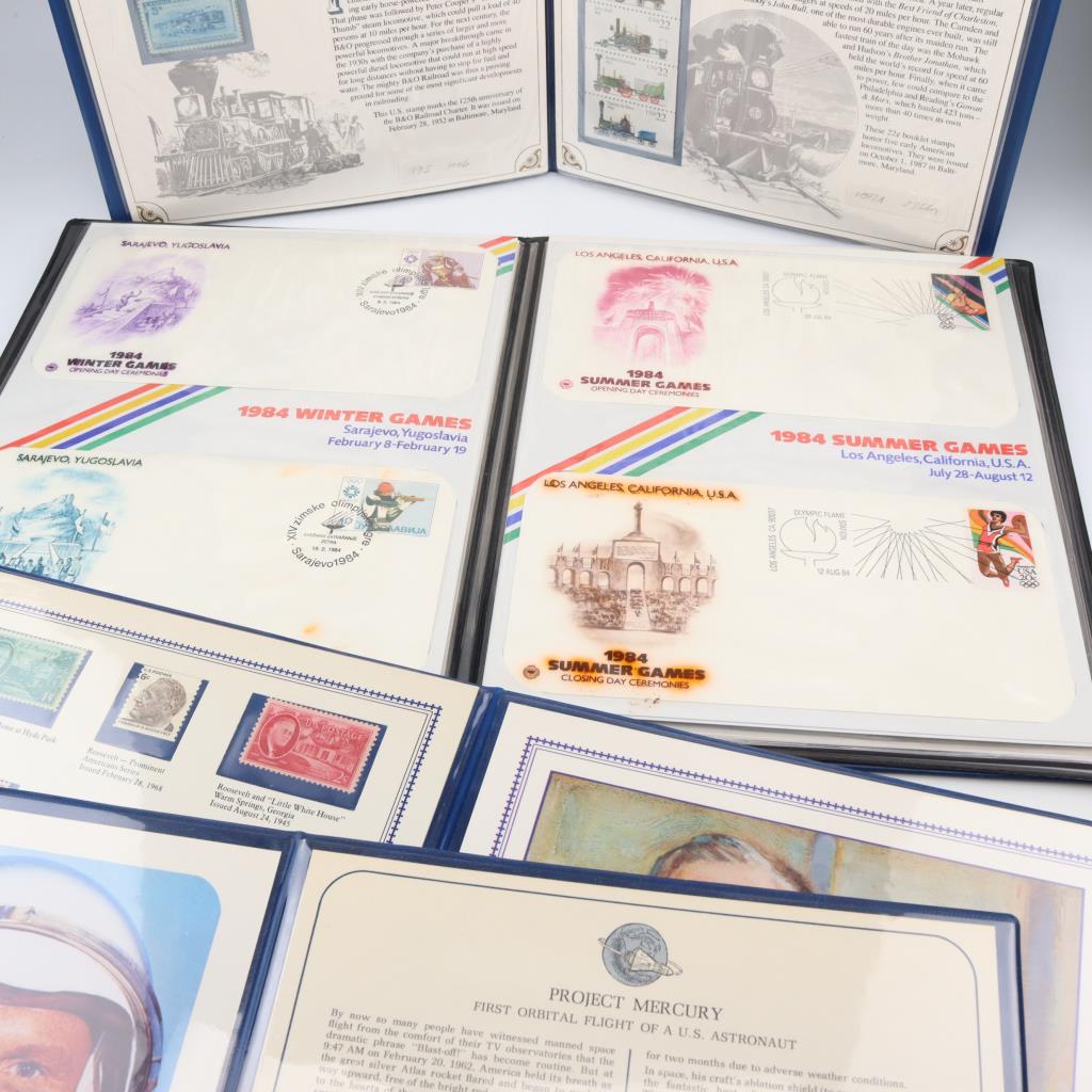 4 Commemorative Stamp Folios, 25+ Stamps | Property Room