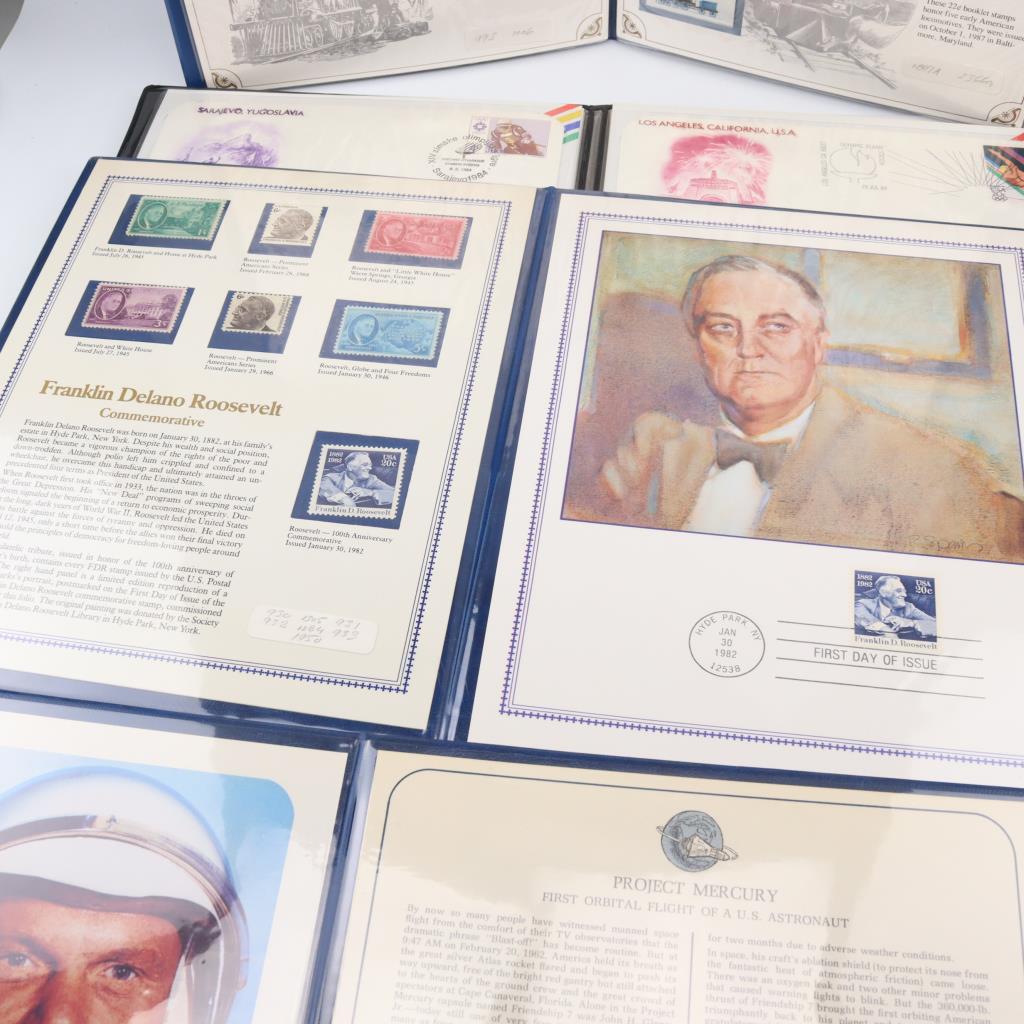 4 Commemorative Stamp Folios, 25+ Stamps | Property Room