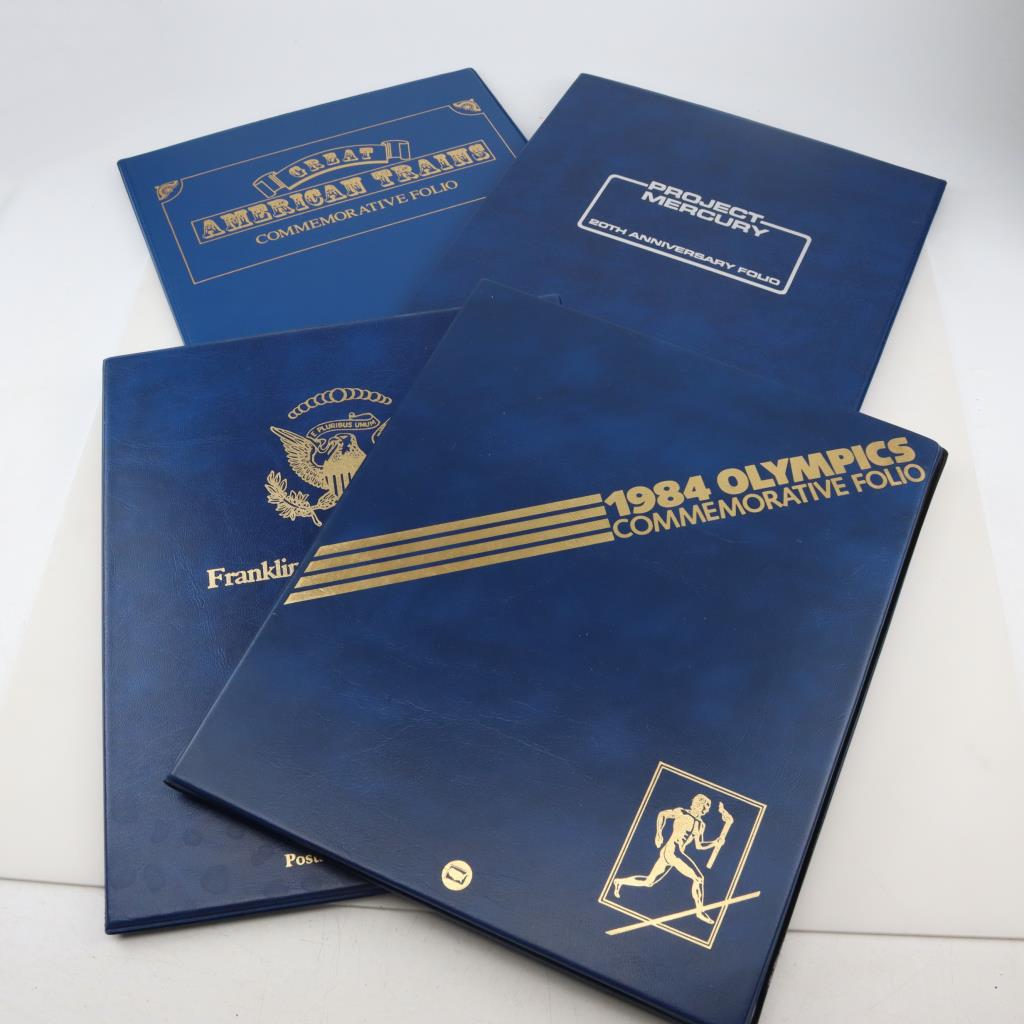 4 Commemorative Stamp Folios, 25+ Stamps | Property Room