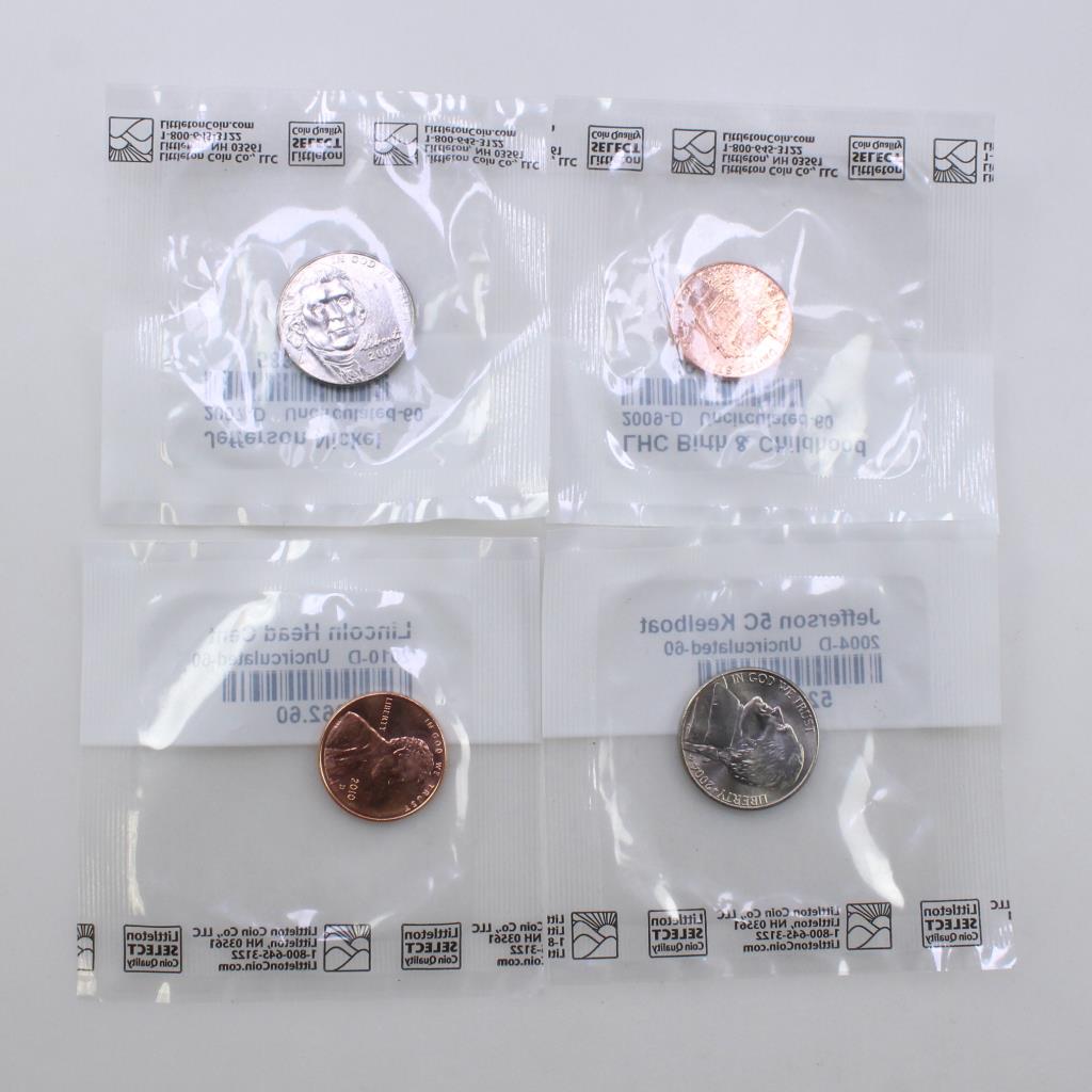 4 Littleton Packs US Coin Packs | Property Room