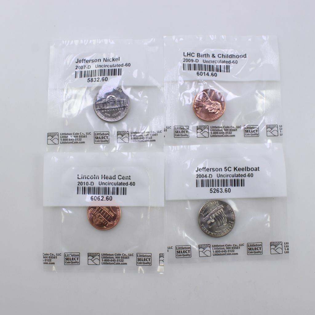 4 Littleton Packs US Coin Packs | Property Room