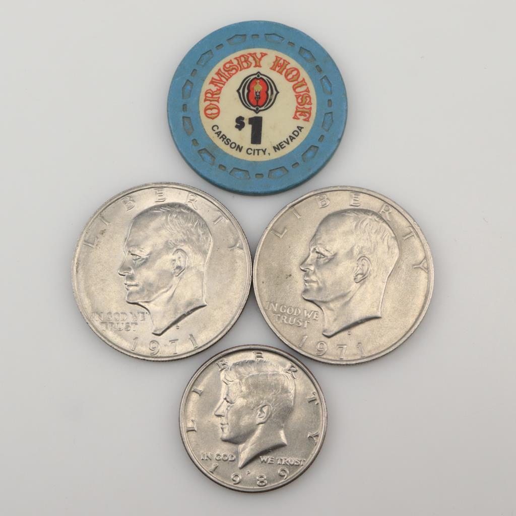 4 US Coins And Tokens | Property Room