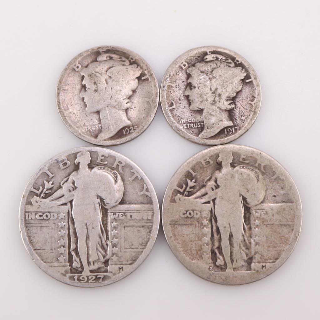 4 US Silver Coins | Property Room