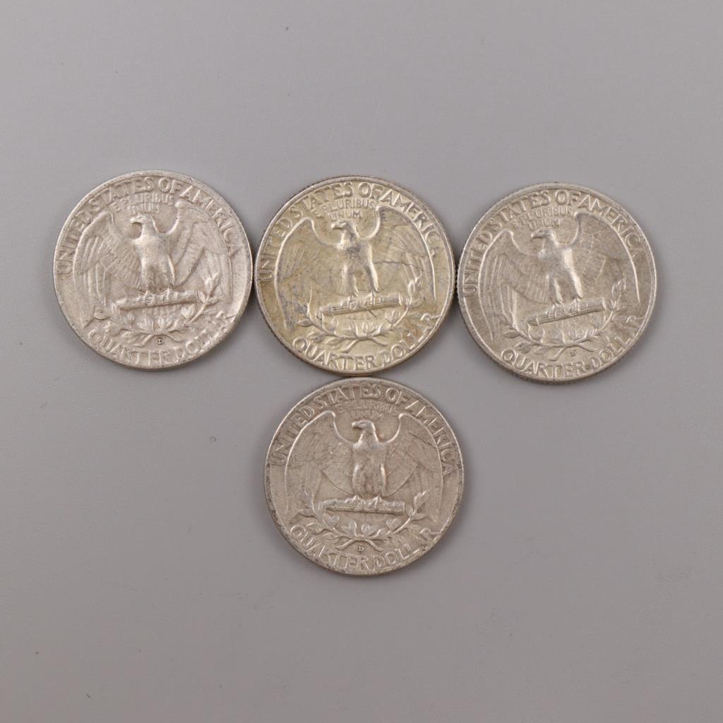 4 US Silver Quarters | Property Room