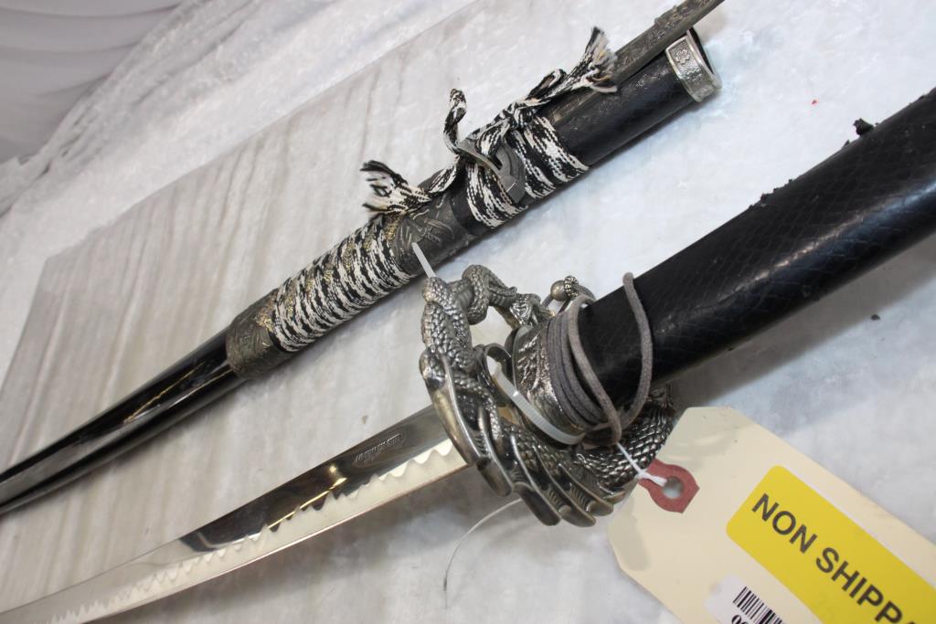 440 Stainless Steel Sword Of Shiny Quality Design With Dragon Design ...