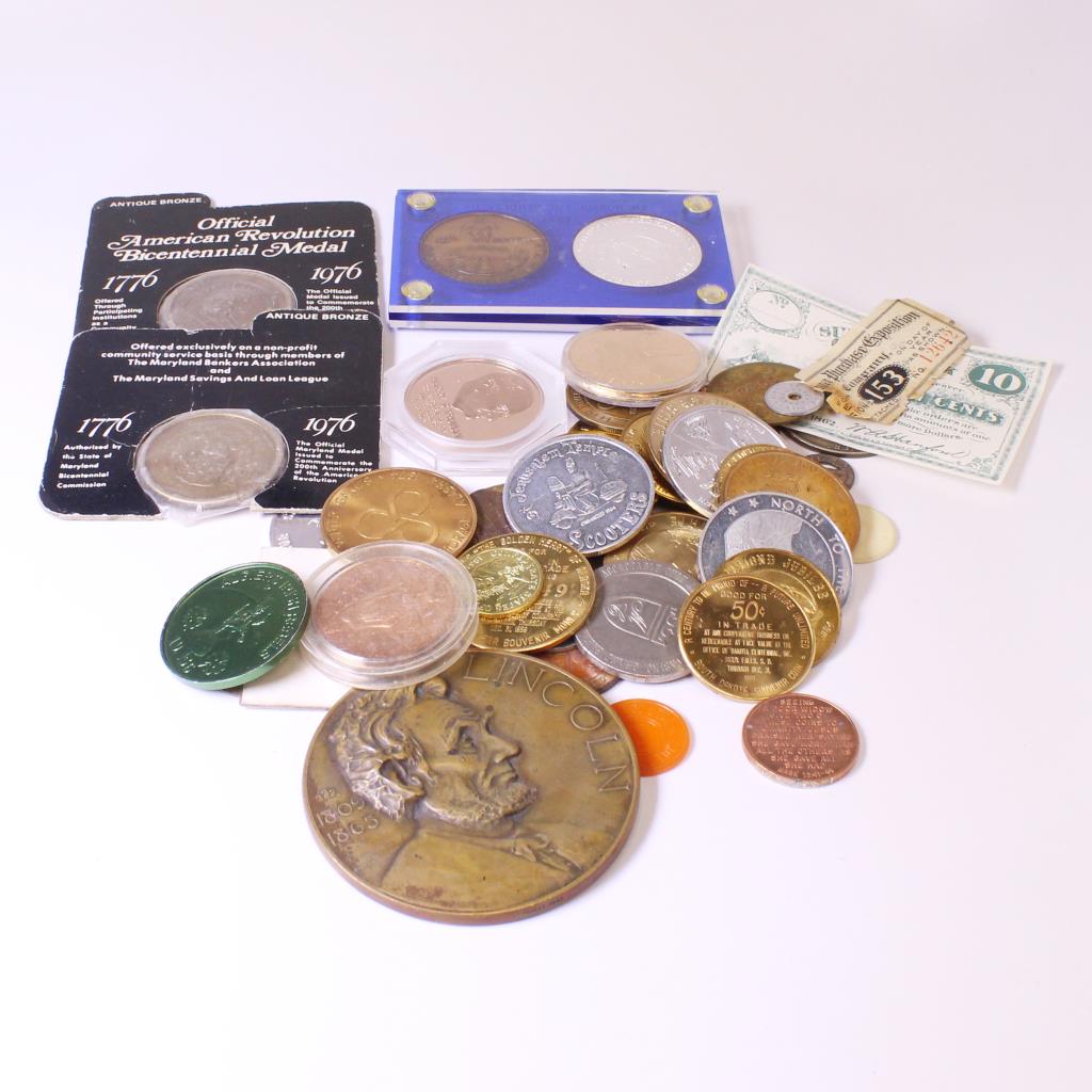 45+ Mixed U.S. Tokens | Property Room