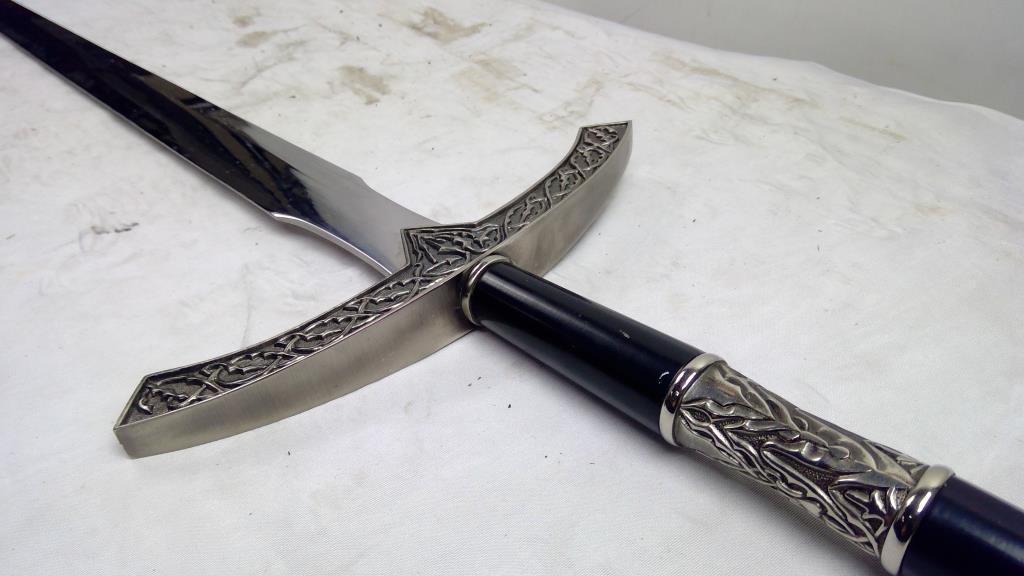 48" Sword With Black/Silver Handle | Property Room