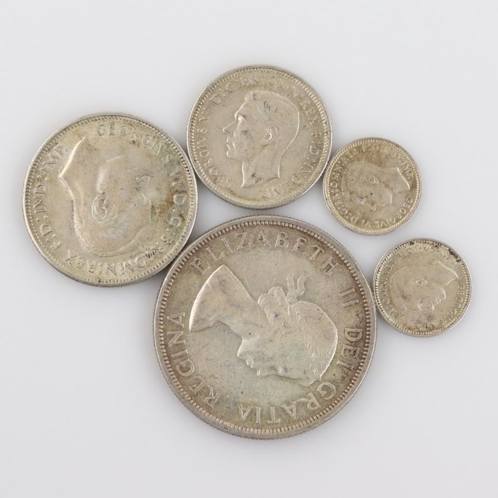 5 Foreign Silver Coins | Property Room