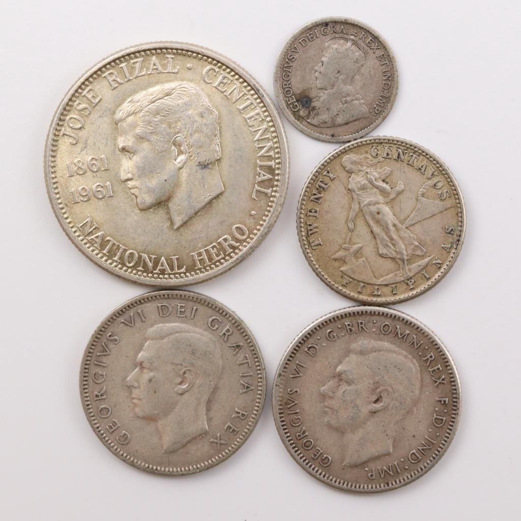 5 Silver Foreign Coins | Property Room