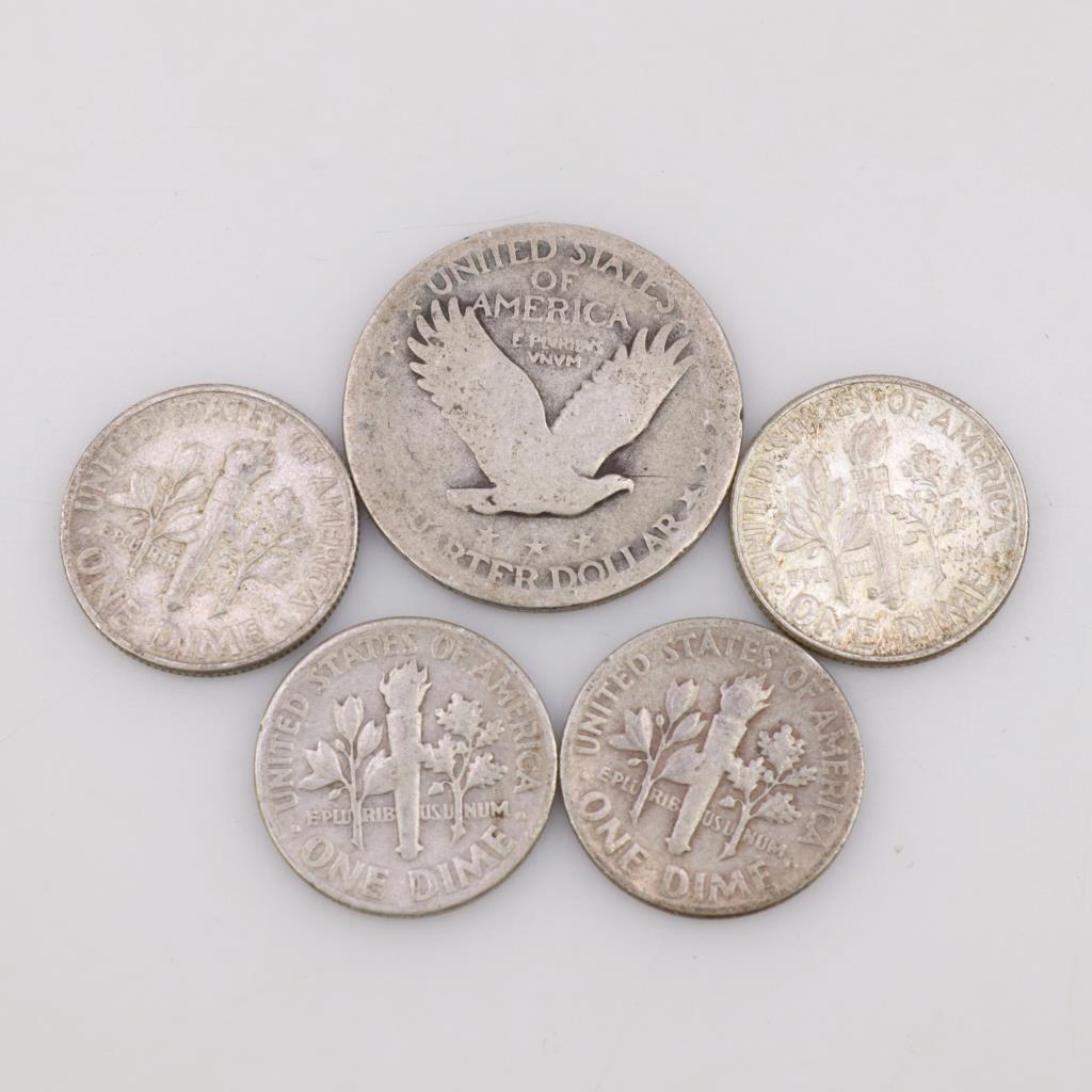 5 Silver US Coins | Property Room