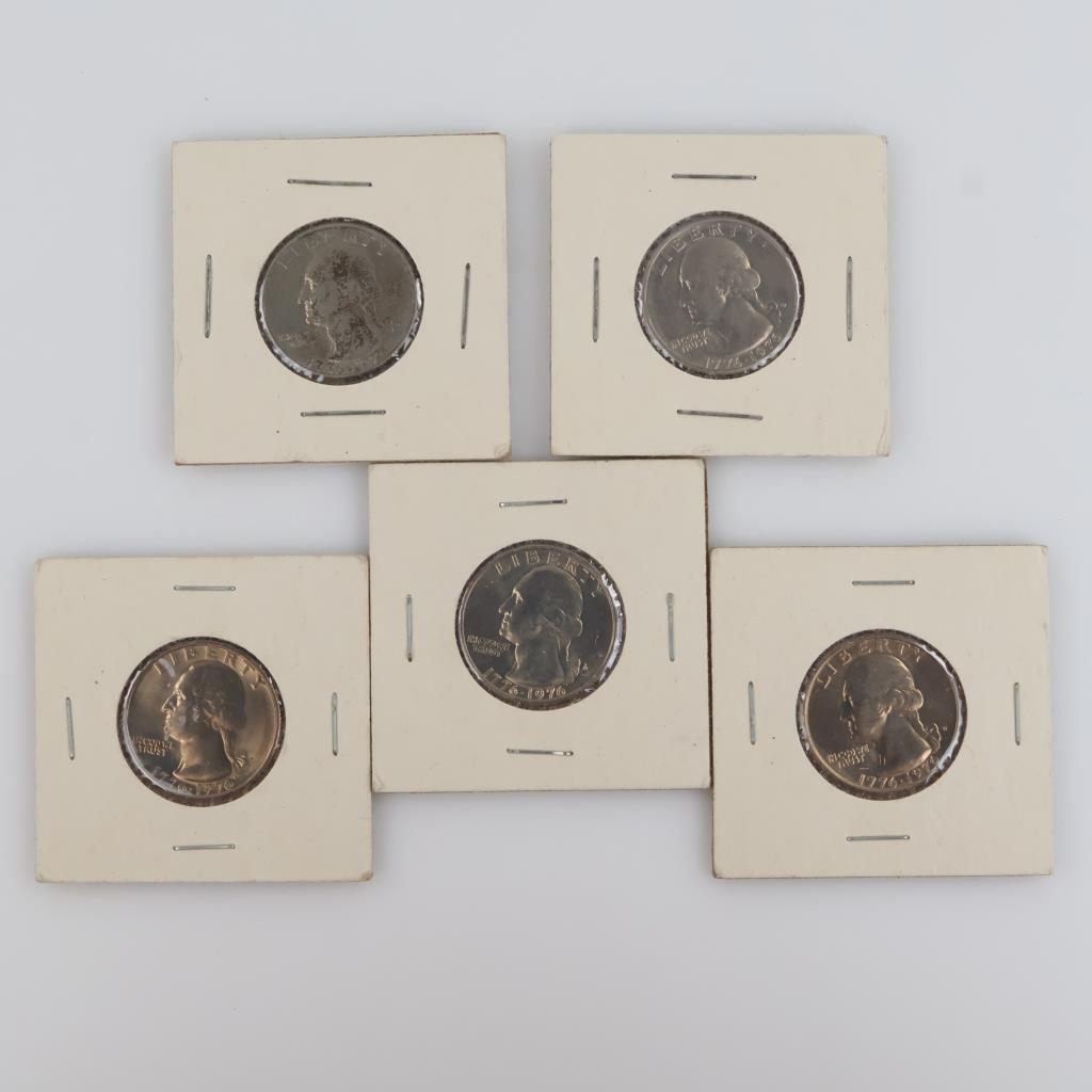 5 US Quarter Bicentennial Coins | Property Room