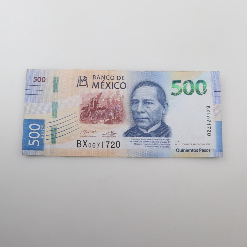 500 Mexican Pesos | Property Room