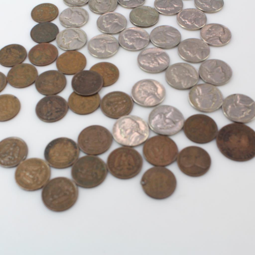 57 Assorted US And Foreign Coins | Property Room