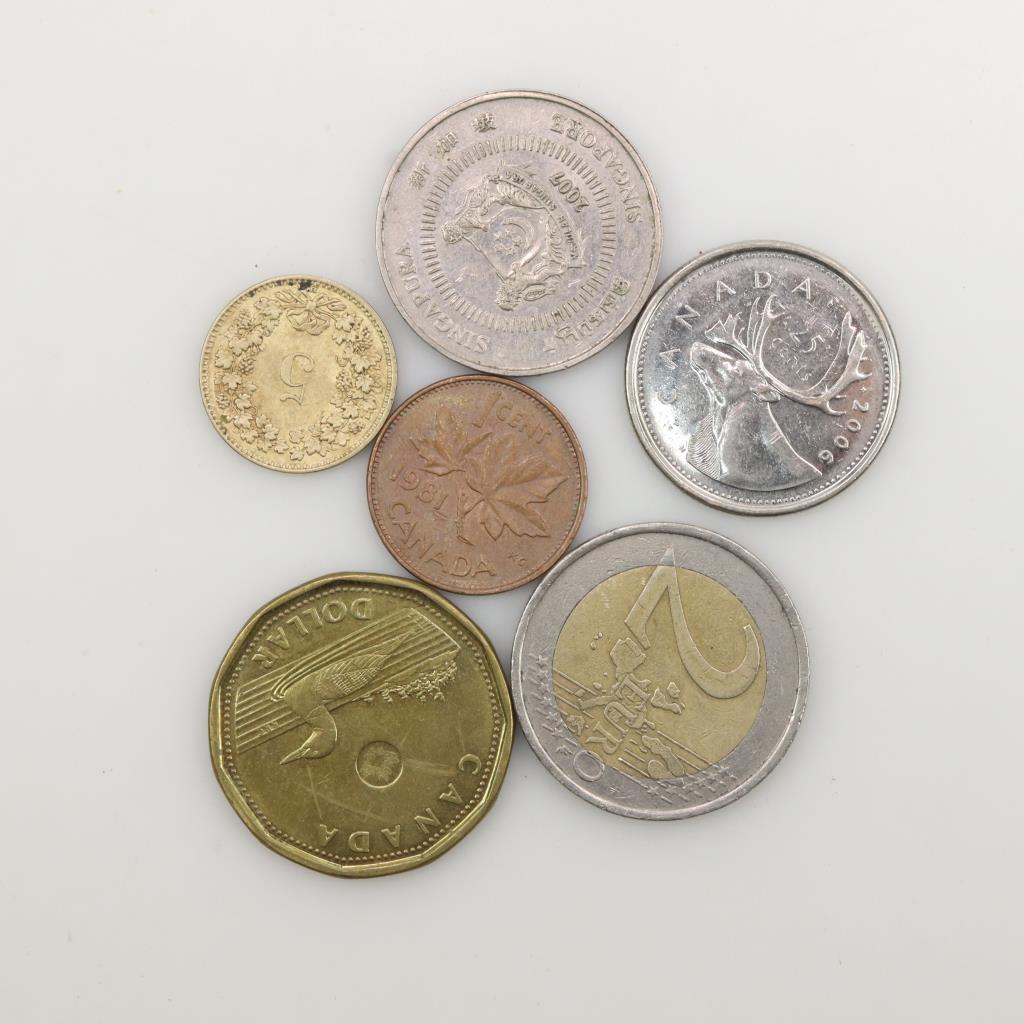 6 Foreign Coins | Property Room
