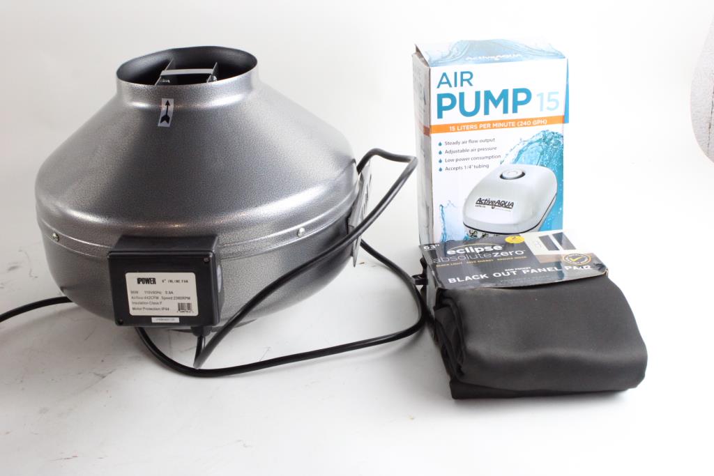 6" Inline Fan And More, 3 Pieces | Property Room
