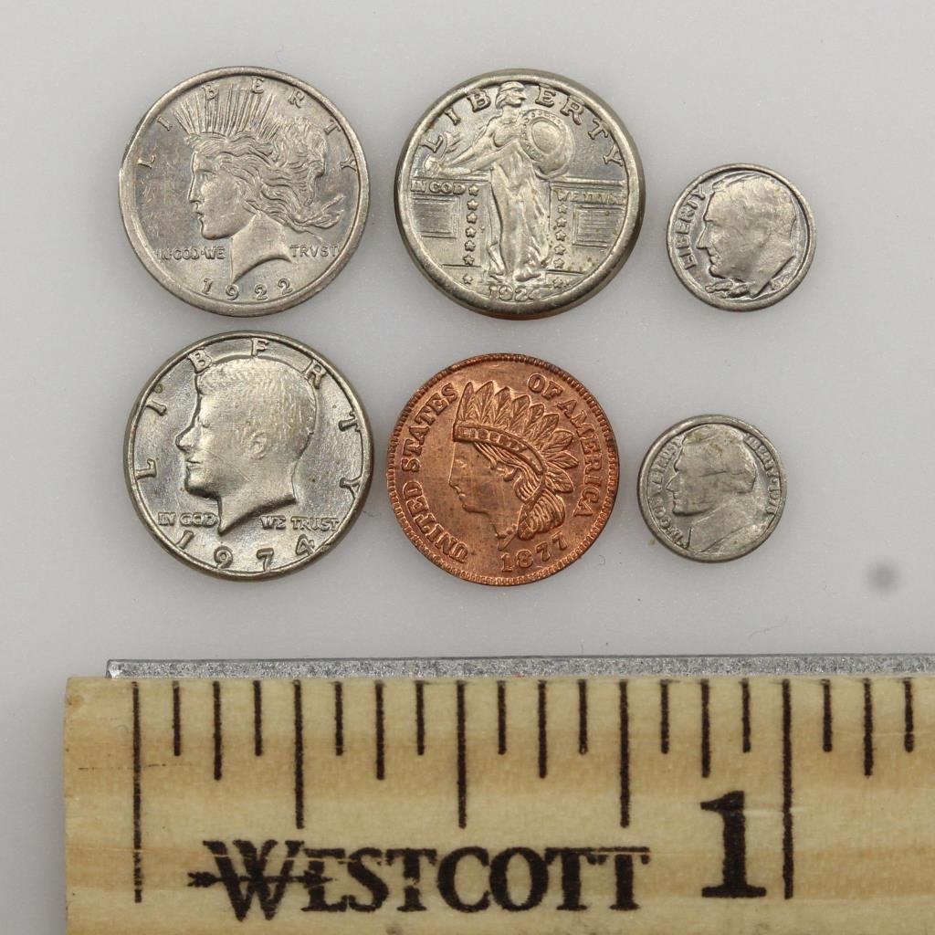 6 U.S. Mini Coins | Property Room