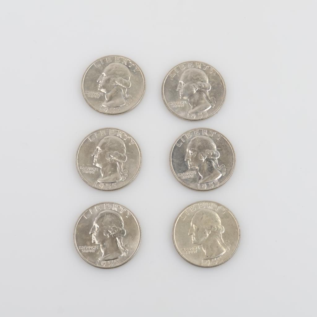 6 US Silver Quarters | Property Room