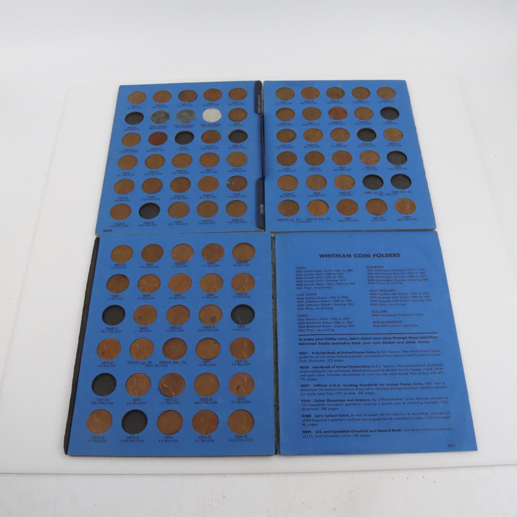 60+ US Pennies In Book | Property Room