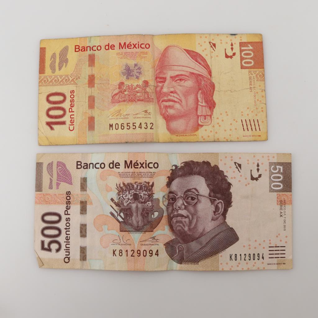 600 Mexican Pesos Property Room