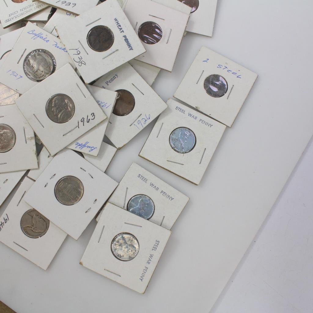 65+ Assorted US Coins, Includes Steel Penny | Property Room