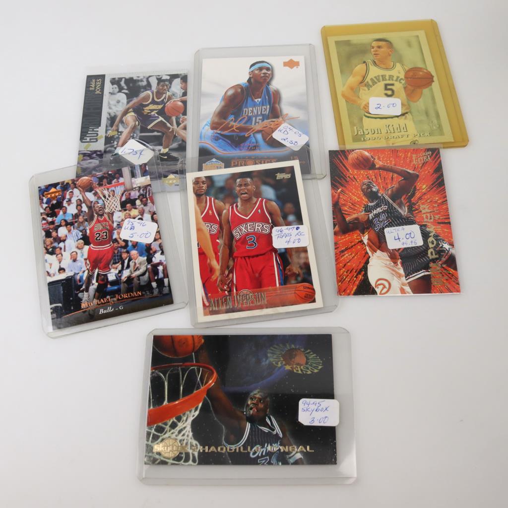 7 Basketball Trading Cards | Property Room