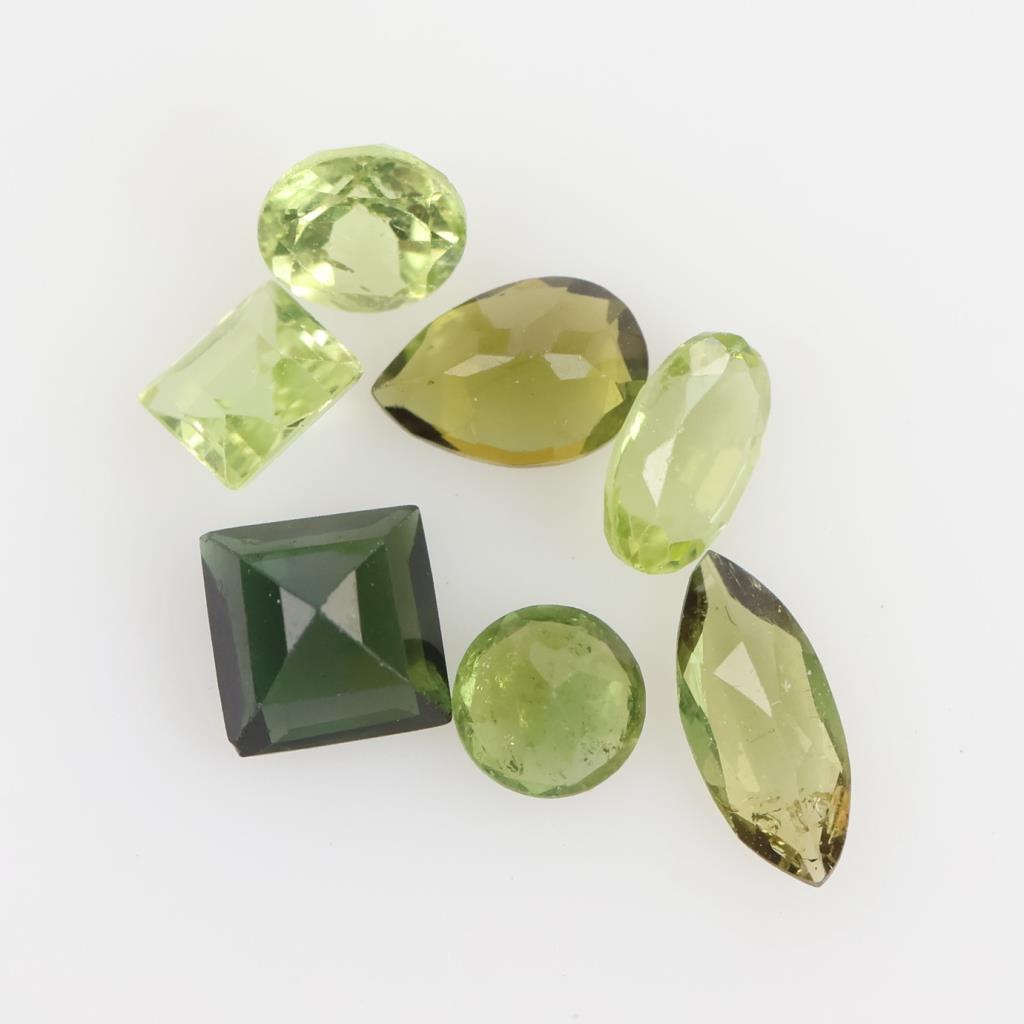 7 Loose Peridots | Property Room