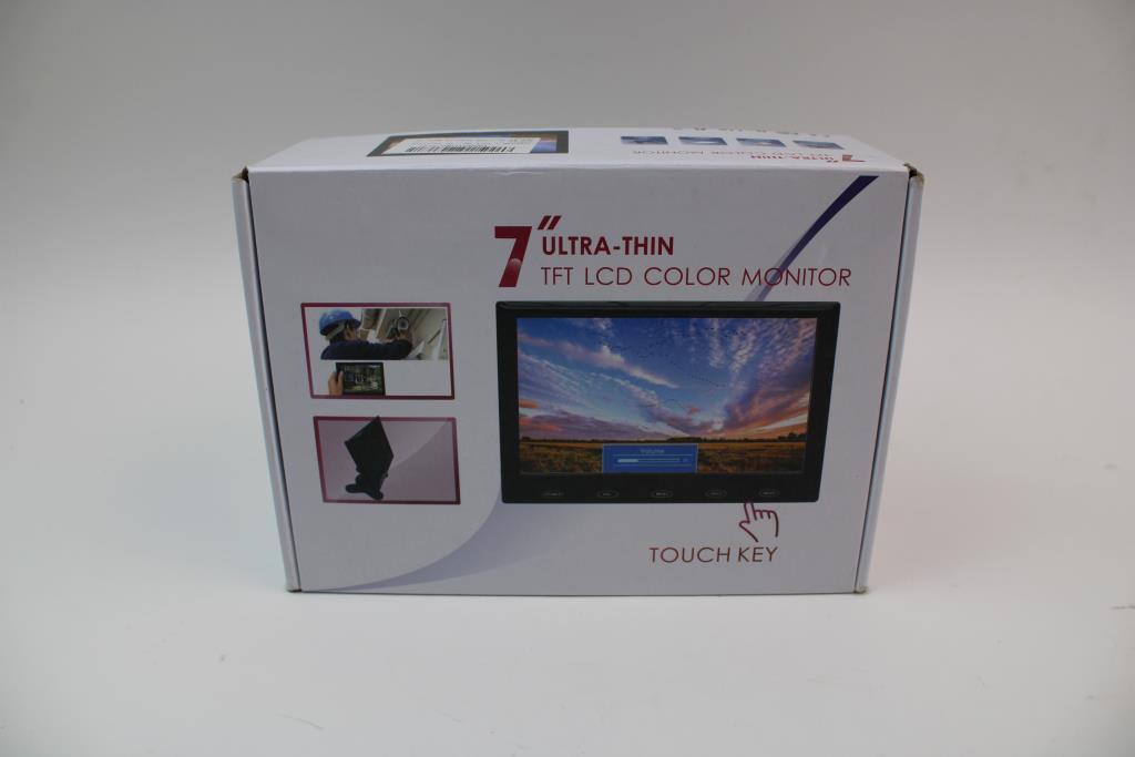 7" Ultra Thin Tft Lcd Color Monitor | Property Room