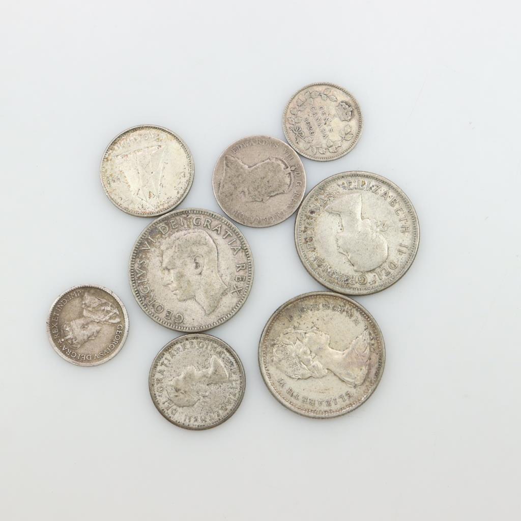 8 Canadian Silver Coins | Property Room
