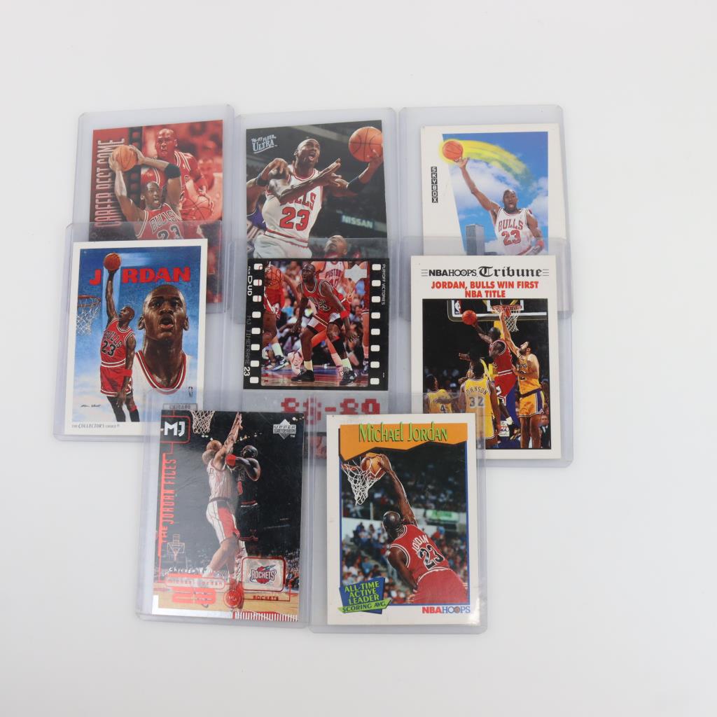 8 Michael Jordan Trading Cards | Property Room