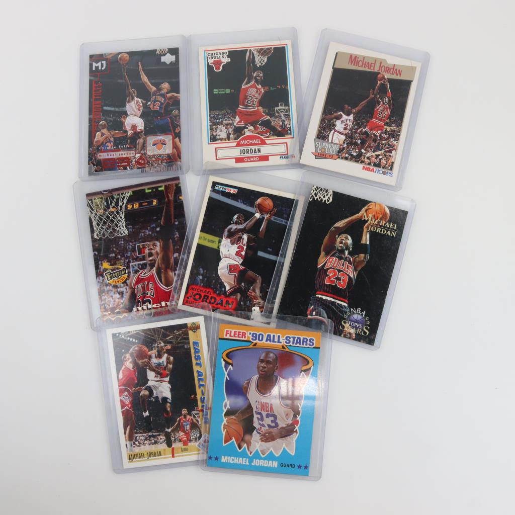 8 Michael Jordan Trading Cards | Property Room