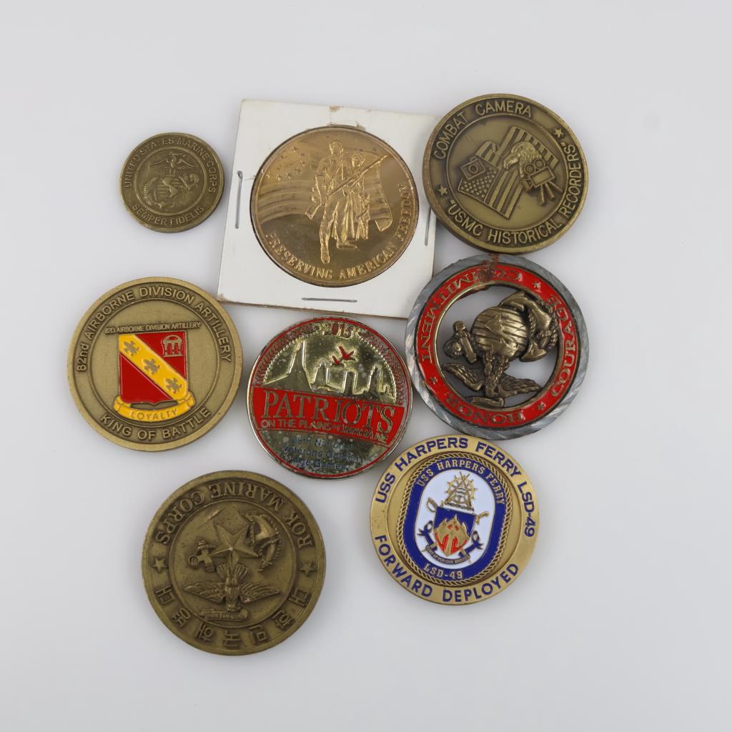 8 US Collectible Tokens | Property Room